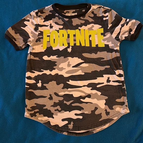 Fortnite | Shirts & Tops | Fortnite 12 Large Camouflagetshirt | Poshmark